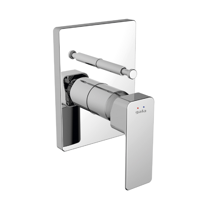 BIM objects - Free download! CUBO Single lever shower mixer with ...