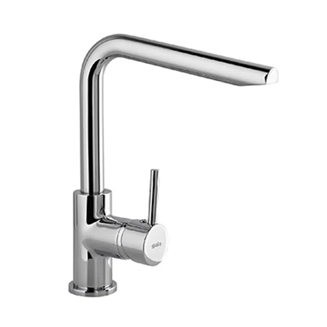 BIM objects - Free download! Line Single lever kitchen mixer | BIMobject