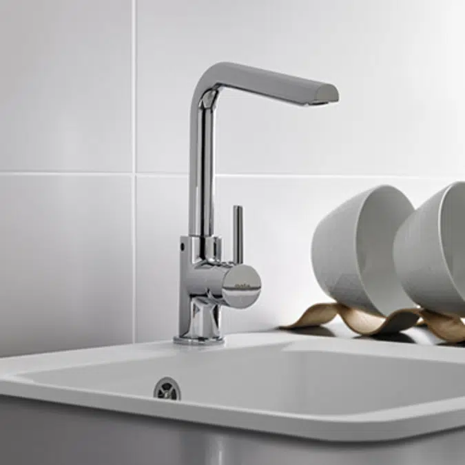 BIM objects - Free download! Line Single lever kitchen mixer | BIMobject