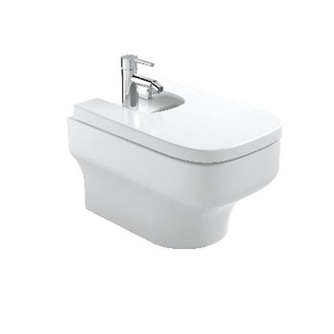 BIM objects - Free download! Mid wall-hung bidet 540x360 | BIMobject
