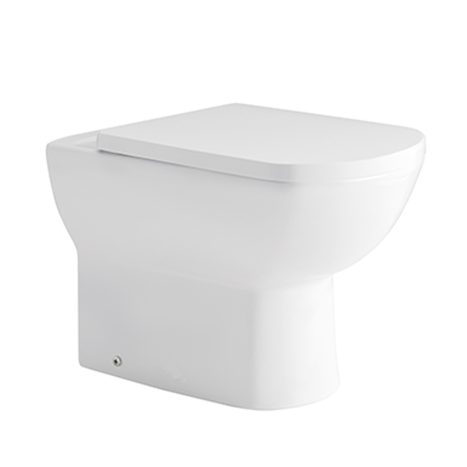 BIM objects - Free download! Smart BTW WC pan 550x350 mm. | BIMobject