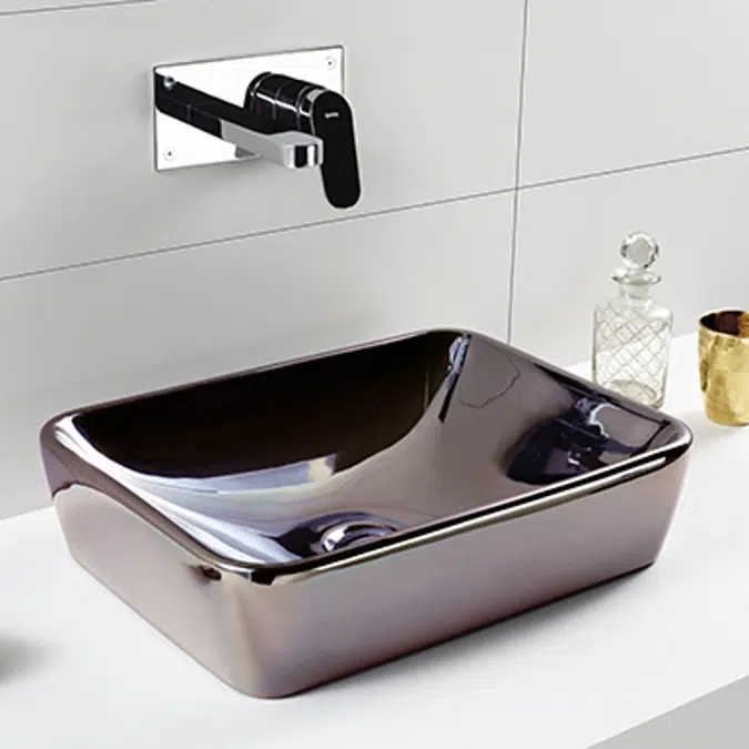 BIM objects - Free download! Emma Over-counter Wash-basin 500x380 ...