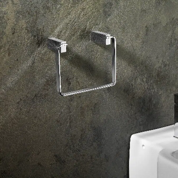 BIM objects - Free download! Design Towel ring 200x155 | BIMobject