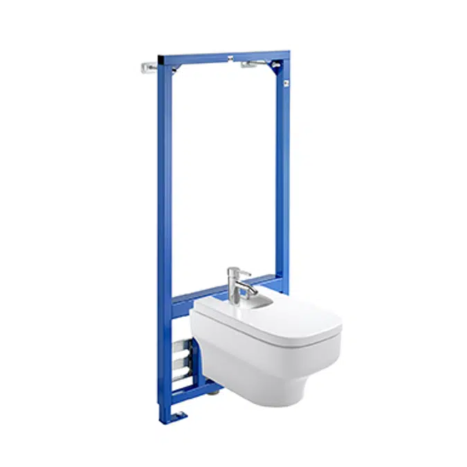 BIM objects - Free download! Set Mid Wall hung bidet + Pro Bidé System ...