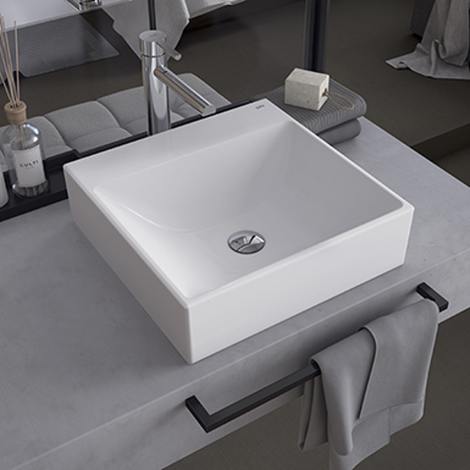 BIM objects - Free download! ALBUS Without overflow Overcounter Wash ...