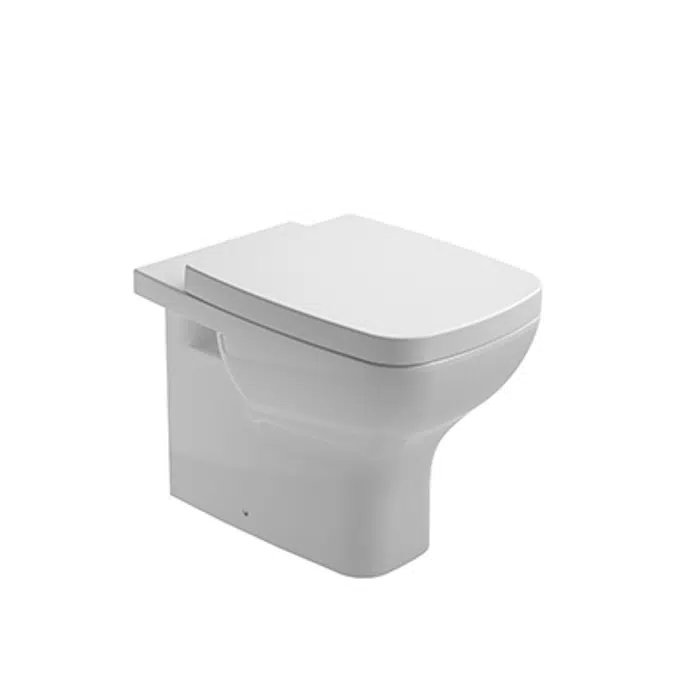 BIM objects - Free download! STREET SQUARE BTW Wc pan 55x35,5 cm ...