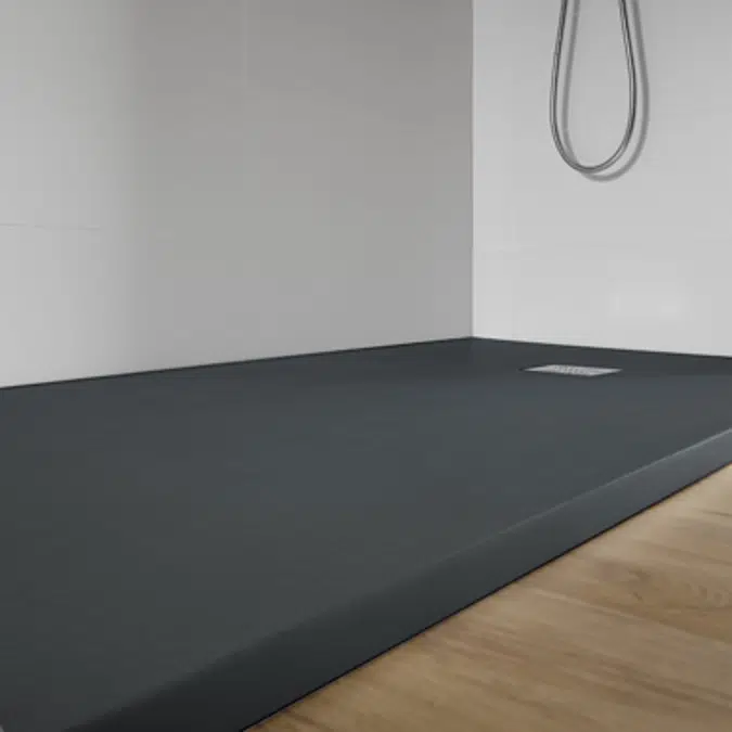 BIM objects - Free download! Suite Shower tray. 1000x800 mm. | BIMobject