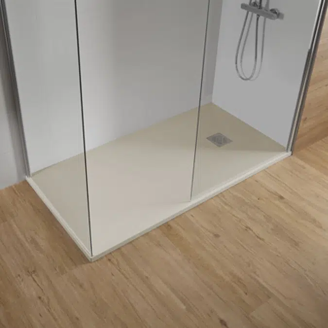 BIM objects - Free download! Suite Shower tray. 1000x800 mm. | BIMobject