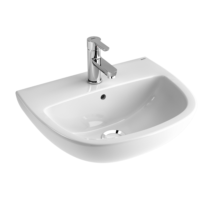 BIM objects - Free download! LIZZ 5701001 Wash-basin for pedestal, semi ...