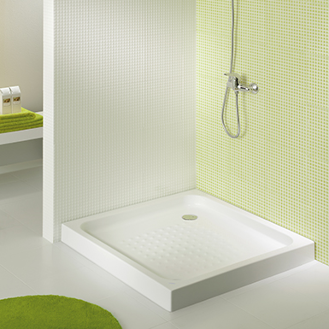 Objetos BIM - ¡Descarga gratis! Elba Plato de Ducha cuadrado 900x900 ...