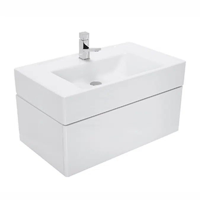 BIM objects - Free download! Casual Wash-basin base unit 797x466 ...