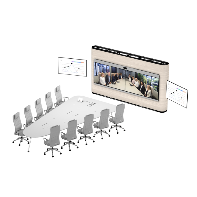 BIM objects - Free download! Cisco Webex Room Panorama Low Ceiling ...
