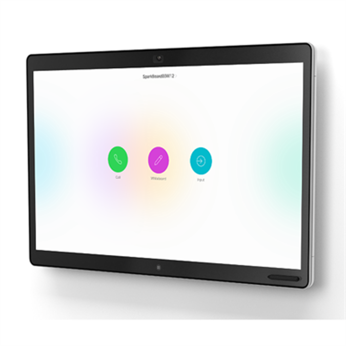 BIM objects - Free download! Cisco Webex Board 55 inch, Wall Mount ...