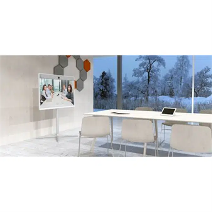 BIM objects - Free download! Cisco Webex Room 55 Single, Floor Stand ...