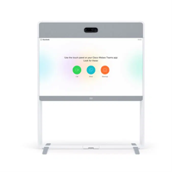 BIM objects - Free download! Cisco Webex Room 70 Single G2, Floor Stand ...