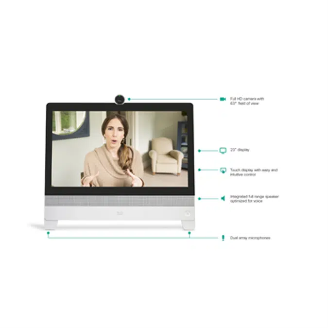 BIM objects - Free download! DX80 - All-in-One Desktop Collaboration ...