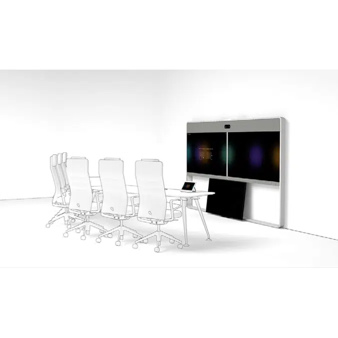 BIM-objecten – gratis downloaden! Cisco Webex Room 70 Panorama-Classic ...