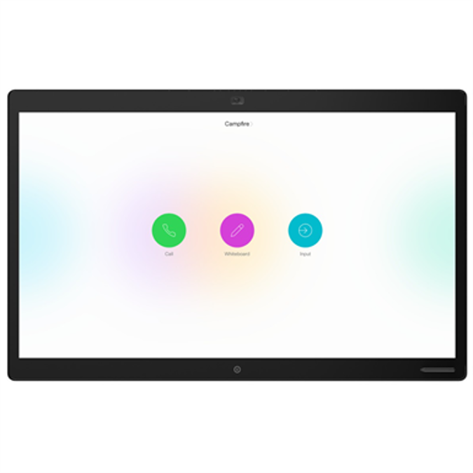 BIM objects - Free download! Cisco Webex Board 70 inch, Wall Mount ...