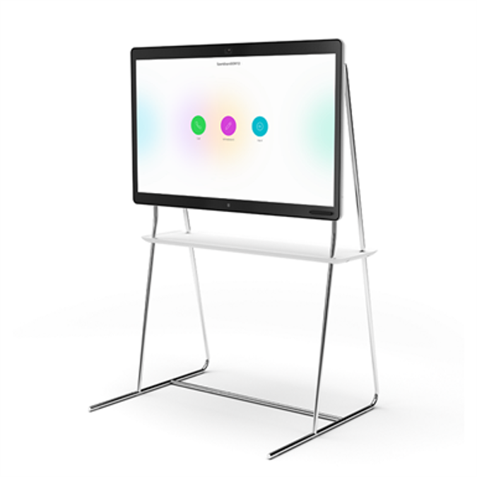 BIM objects - Free download! Cisco Webex Board 55 inch, Floor Stand ...