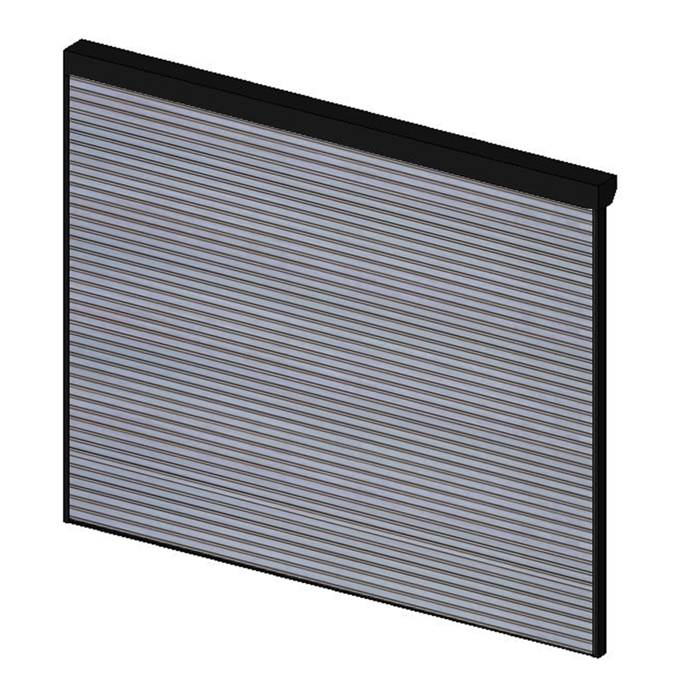 BIM objects - Free download! Viriyalohakij Roller Shutter Large Single ...