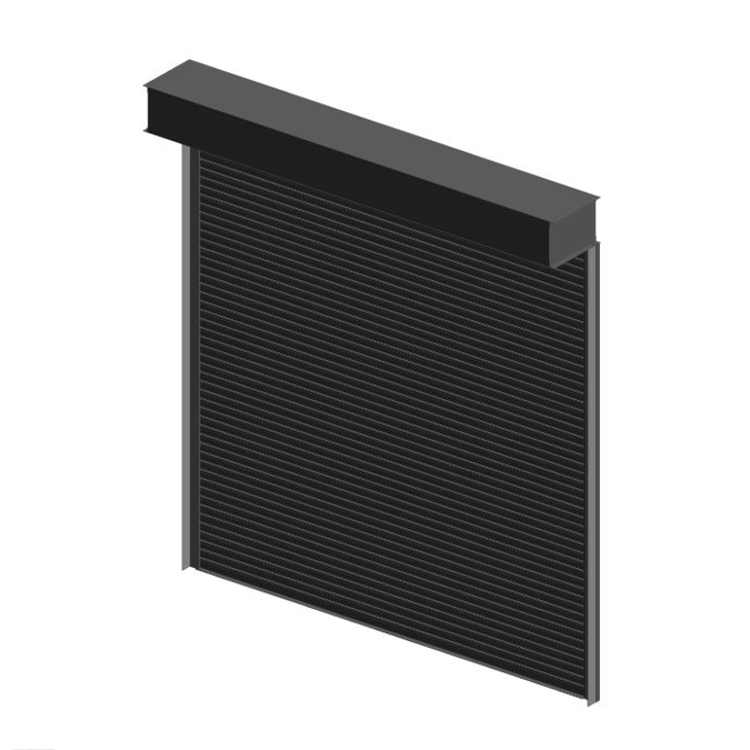 BIM objects - Free download! Viriyalohakij Rolling Shutters Fire Guard ...