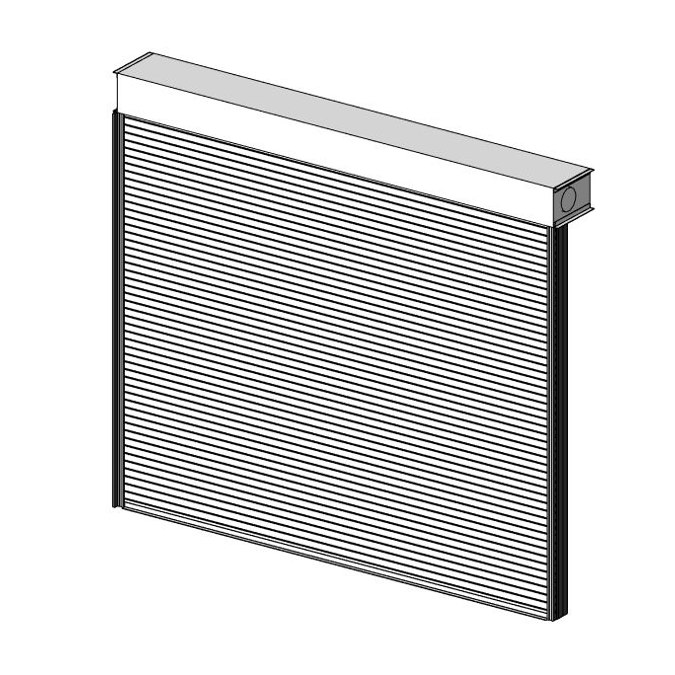 BIM objects - Free download! Viriyalohakij Rolling Shutters Aluminium ...