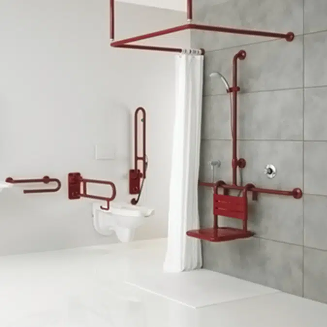 BIM objects - Free download! Removable shower seats | BIMobject