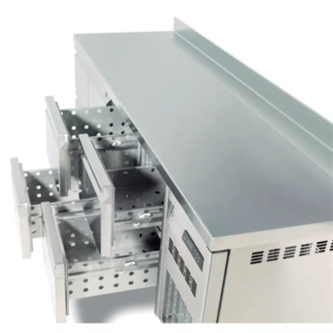 BIM objects - Free download! Refrigerated Counter MRS-200 | BIMobject