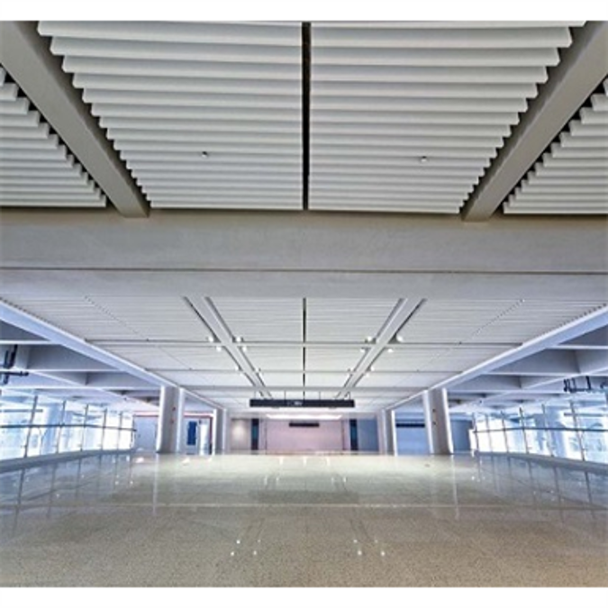 BIM objects - Free download! LMD-L 601 | Metal Baffle Ceiling ...