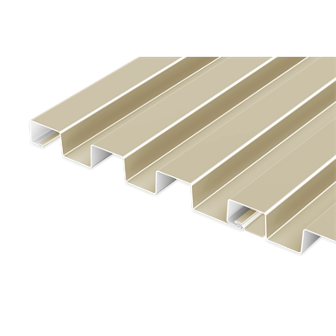BIM objects - Free download! Box Rib 1 Precision Series metal wall ...