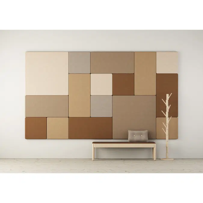 BIM objects - Free download! Global Square wall absorbent | BIMobject