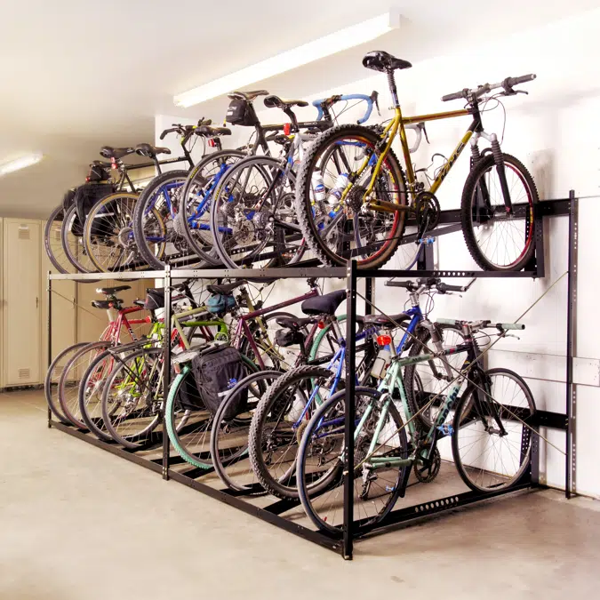 BIM objects - Free download! Stretch Rack Bike Parking Solution | BIMobject