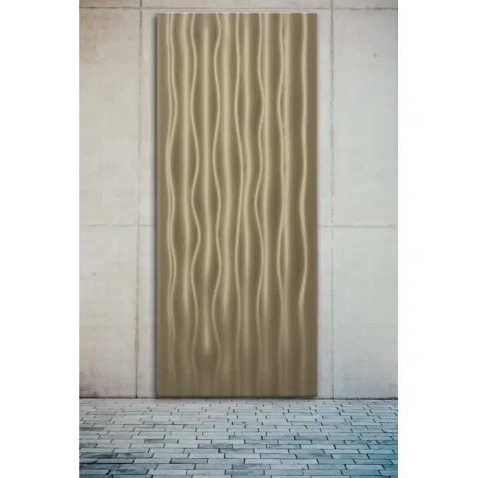 BIM objects - Free download! Metal panel WAVE opulent | BIMobject