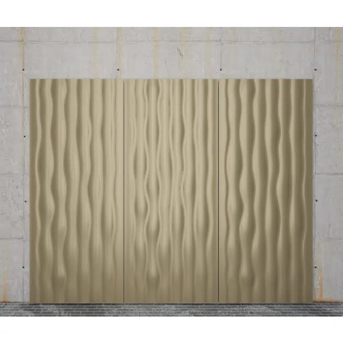 BIM objects - Free download! Metal panel WAVE opulent | BIMobject