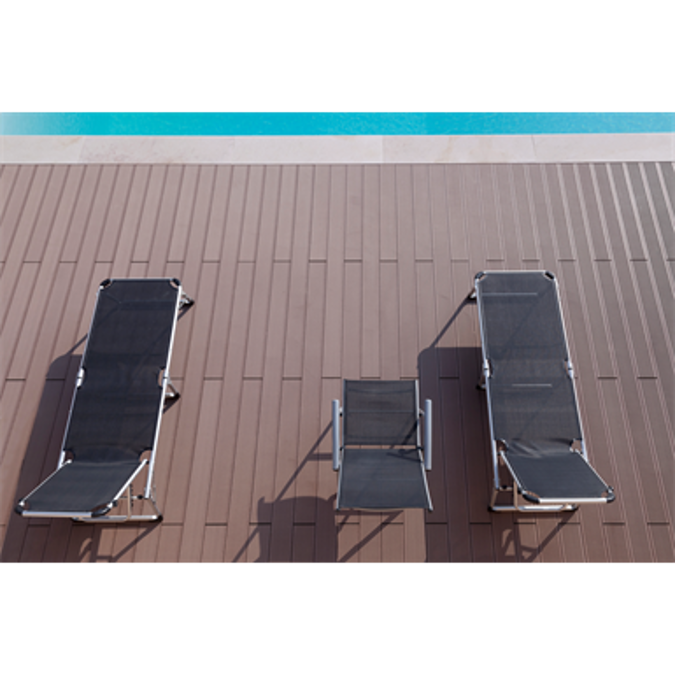 BIM objects - Free download! WPC decking profile 140x21 mm | BIMobject