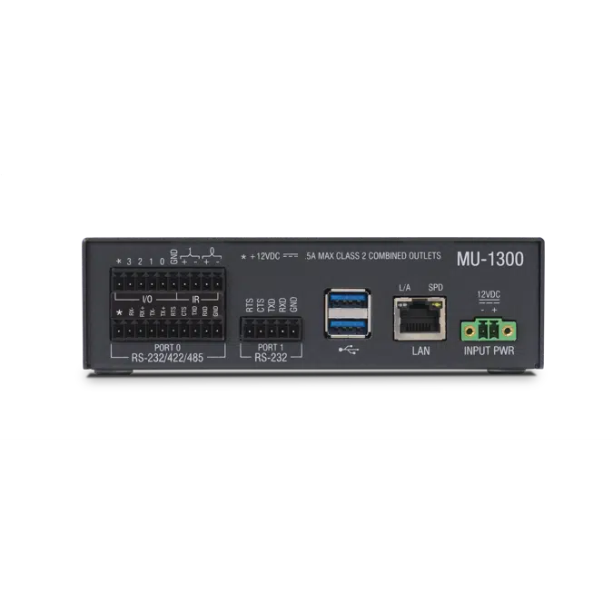 BIM 객체 - 무료로 다운로드하세요! MU-1300 MUSE Automation Controller – 2 Serial, 2 IR, 4 IO | BIMobject