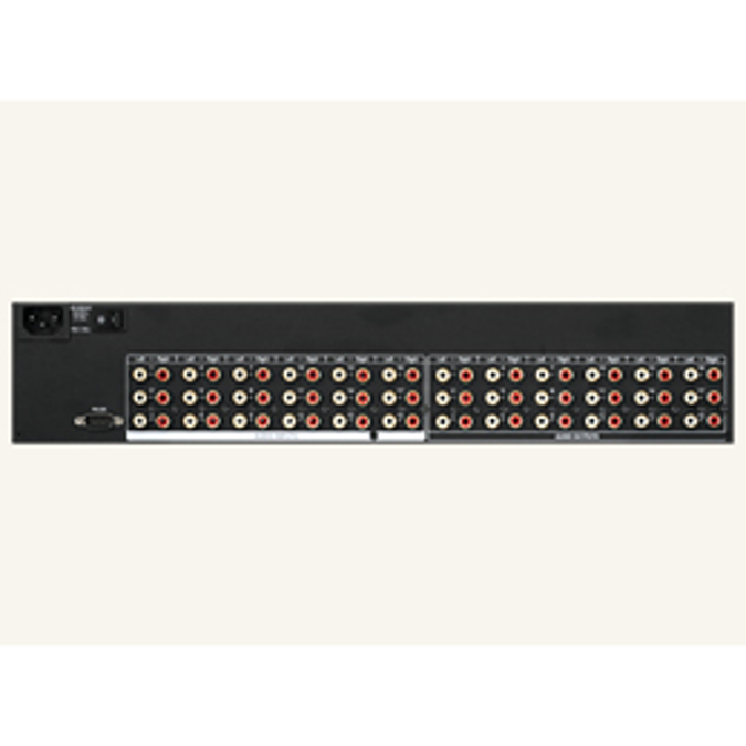 BIM objects - Free download! Precis DSP Fixed Matrix Switchers Stereo ...