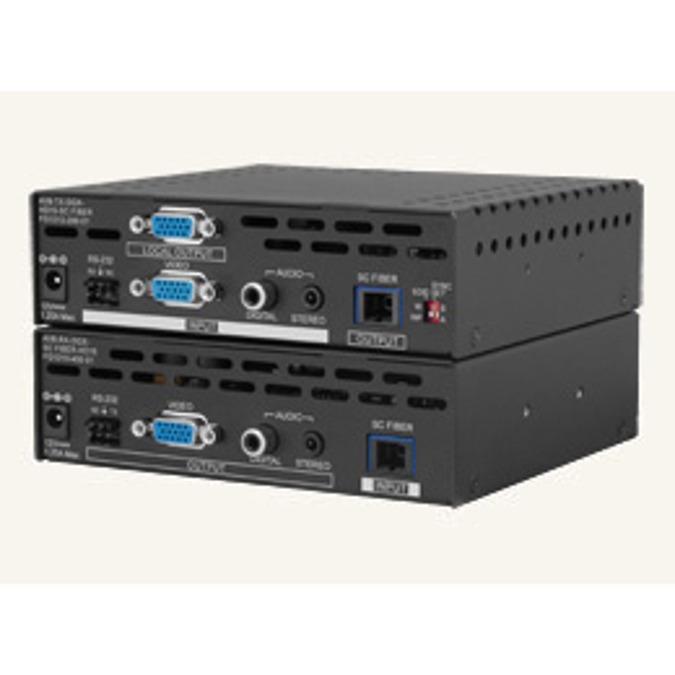 BIM objects - Free download! DGX HD-15 Fiber TX/RX Modules Single Fiber ...