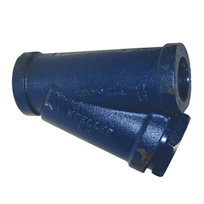 BIM objects - Free download! Class 300 Ductile Iron Screwed End Y ...