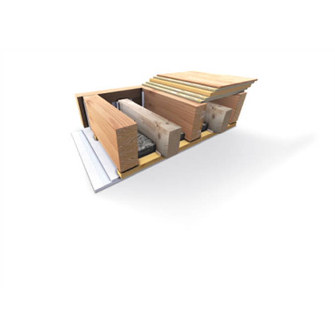 BIM objects - Free download! EGGER Timber beam ceiling | BIMobject