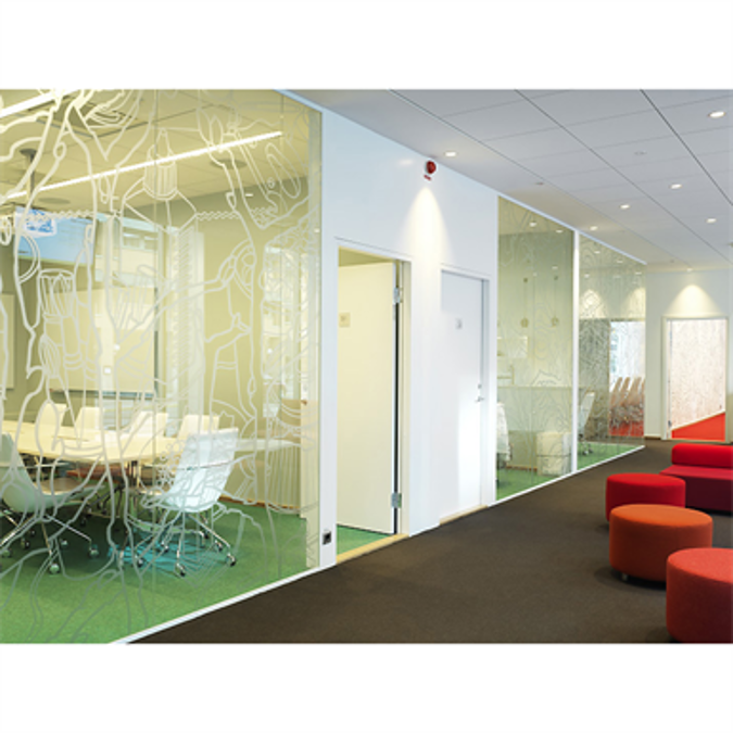 BIM objects - Free download! FLEX GLASSLINE WITH FRAME SHOWCASE | BIMobject