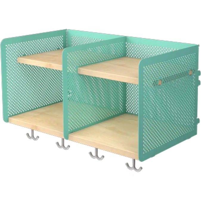 BIM objects - Free download! Clothing Compartment Shelf TT 600 | BIMobject