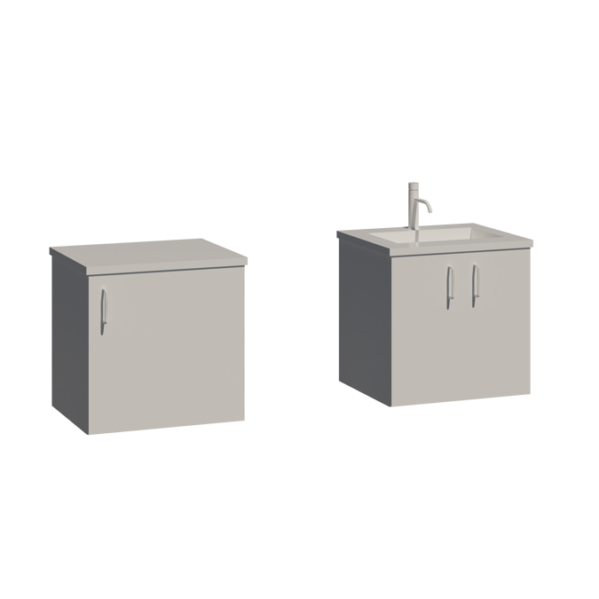 BIM objects - Free download! Bathroom Cabinet | BIMobject
