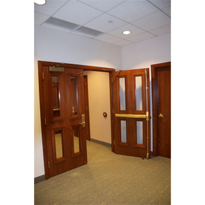 BIM objects - Free download! Architectural Series - Wood Veneer Double ...