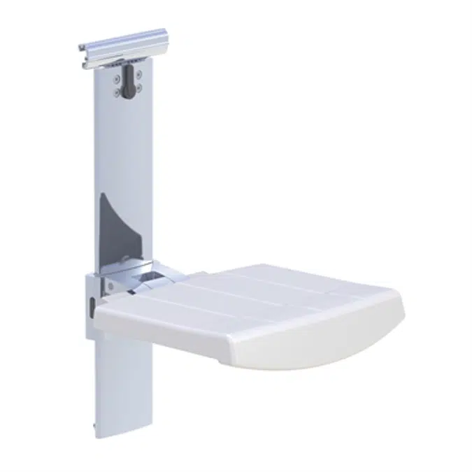 BIM objects - Free download! SHOWER SEAT FOR HORIZONTAL TRACK, HEIGHT ...