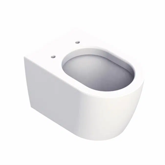 BIM objects - Free download! WALL MOUNTED CERAMIC TOILET | BIMobject