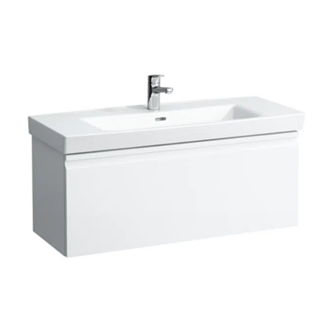 BIM objects - Free download! LAUFEN PRO N Washbasin 1000 mm | BIMobject