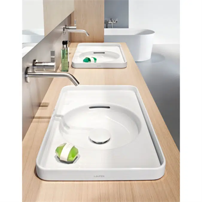 BIM objects - Free download! VAL Drop-in washbasin 550 x 360 mm | BIMobject