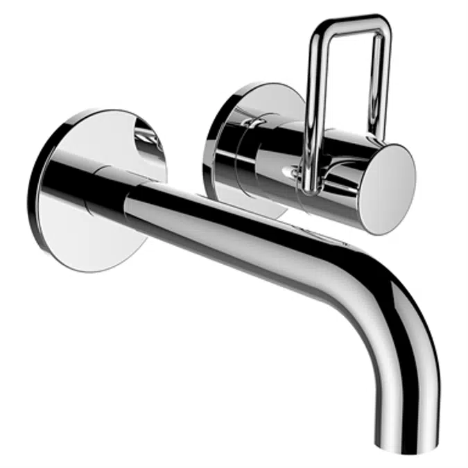 BIM objects - Free download! Twin, Wall-mounted mixer, projection 170 mm | BIMobject