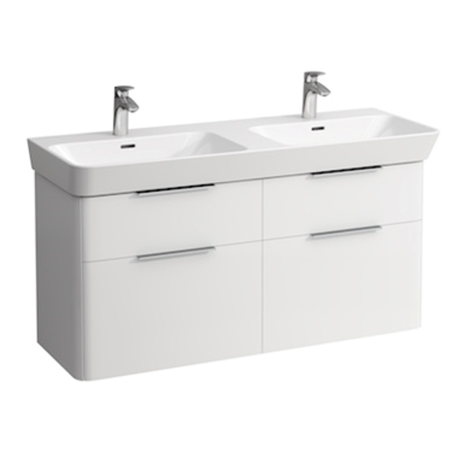 BIM objects - Free download! MODERNA R Vanity Unit with four drawers ...